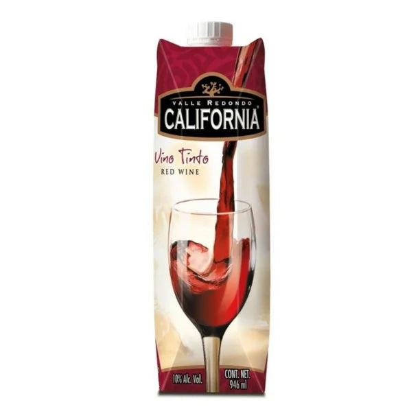 Vino Tinto California 946 ml Caja 12 Piezas – Hiper Abasto